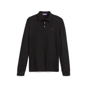 Ralph Lauren Piqué Long-sleeve Polo Shirt - Classic Black