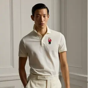 Ralph Lauren Lunar New Year Polo Bear Polo Shirt - Classic Cream