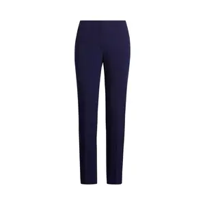 Ralph Lauren Simone Wool Crepe Pant - Navy