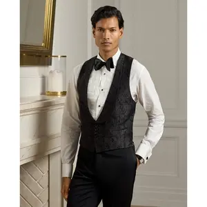 Ralph Lauren Hand-tailored Paisley Jacquard Vest