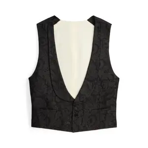 Ralph Lauren Hand-tailored Paisley Jacquard Vest