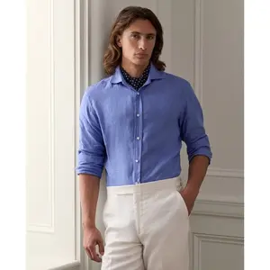 Ralph Lauren Linen Shirt - Copen Blue