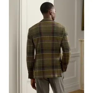 Ralph Lauren Kent Hand-tailored Plaid Sport Coat