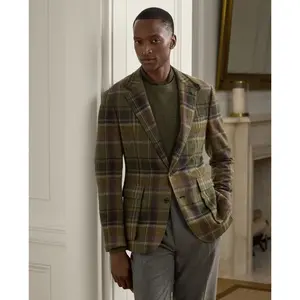 Ralph Lauren Kent Hand-tailored Plaid Sport Coat
