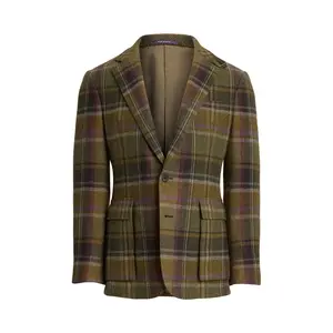 Ralph Lauren Kent Hand-tailored Plaid Sport Coat