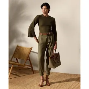 Ralph Lauren Gordon Cotton Gabardine Pant - Moss