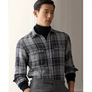Ralph Lauren Plaid Linen Twill Shirt