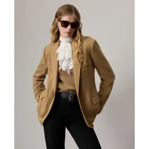 Ralph Lauren Eli Basket-weave Tweed Jacket