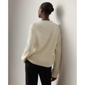 Ralph Lauren Embellished Cashmere Crewneck Sweater