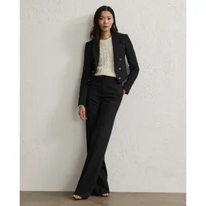 Ralph Lauren Spencer Wool Crepe Jacket