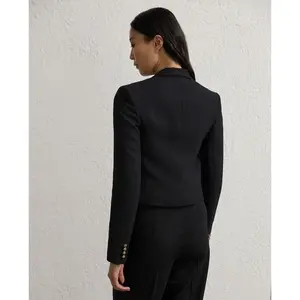 Ralph Lauren Spencer Wool Crepe Jacket