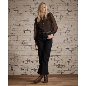 Ralph Lauren Paisley Silk Tie-back Blouse