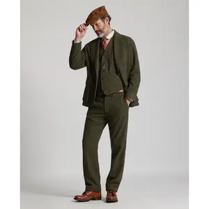Ralph Lauren Windowpane Wool Tweed Officer’s Pant