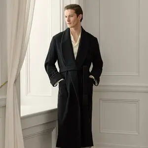 Ralph Lauren Cashmere Robe - Black
