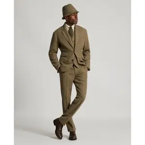 Ralph Lauren Checked Wool Tweed Officer’s Pant
