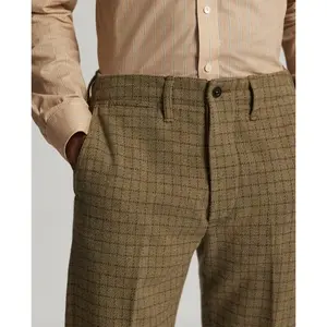 Ralph Lauren Checked Wool Tweed Officer’s Pant