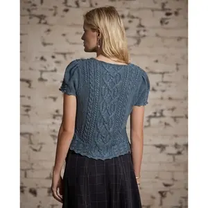 Ralph Lauren Linen-blend Cable-knit Top