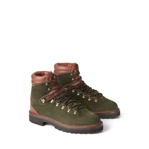 Ralph Lauren Halpin Shearling-trim Calf-suede Boot