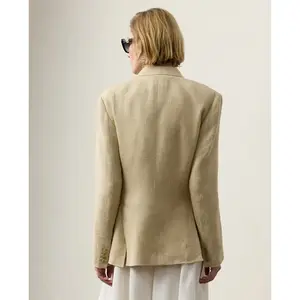 Ralph Lauren Vannesa Linen-blend Tweed Jacket