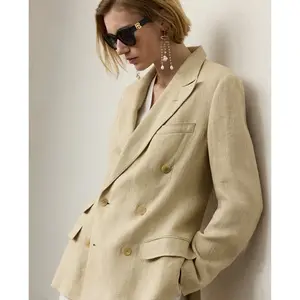 Ralph Lauren Vannesa Linen-blend Tweed Jacket