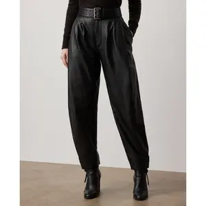 Ralph Lauren Jeanne Lambskin Pant