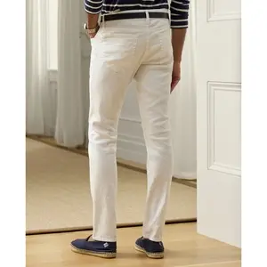 Ralph Lauren Slim Fit Stretch Linen-cotton Jean - Optic White