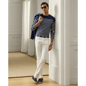 Ralph Lauren Slim Fit Stretch Linen-cotton Jean - Optic White