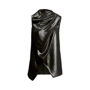 Ralph Lauren Julie Foiled Georgette Blouse