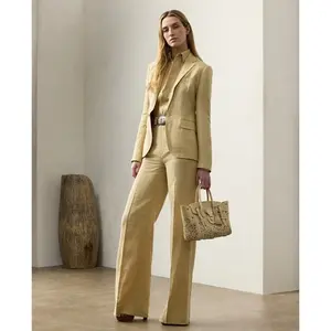 Ralph Lauren Adrien Relaxed Fit Linen Shirt - Light Sand