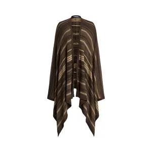Ralph Lauren Textured Silk-blend Ruana Sweater
