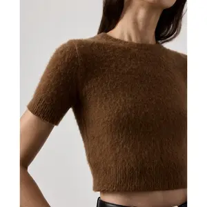 Ralph Lauren Cashmere-alpaca-blend Cropped Sweater