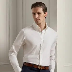 Ralph Lauren Washed Pinpoint Oxford Shirt - White