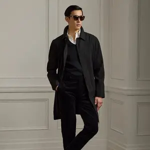 Ralph Lauren Gregory Hand-tailored Corduroy Trouser - Black