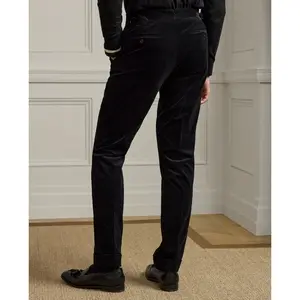 Ralph Lauren Gregory Hand-tailored Corduroy Trouser - Black