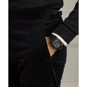 Ralph Lauren Gregory Hand-tailored Corduroy Trouser - Black