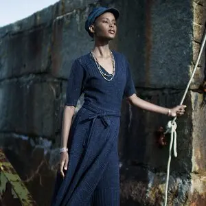 Ralph Lauren Jacquard-knit Pointelle Wrap Dress