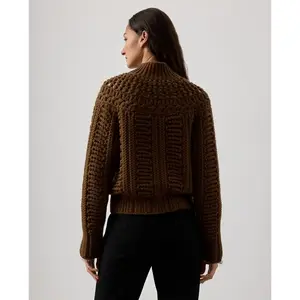Ralph Lauren Hand-knit Yoke Cashmere Cardigan