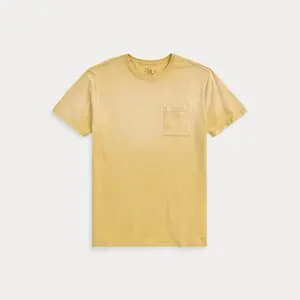 Ralph Lauren Garment-dyed Pocket T-shirt - Wicket Yellow