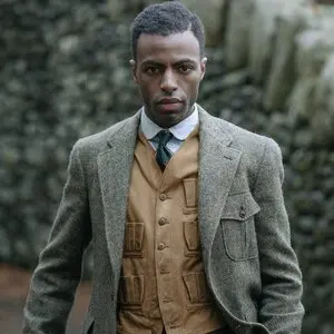 Ralph Lauren Windowpane Wool Suit Jacket - Green/tan Multi