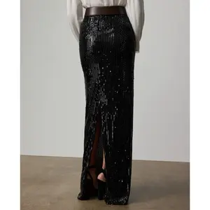 Ralph Lauren Winslow Embellished Tulle Maxiskirt