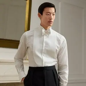 Ralph Lauren Handmade Wingtip-collar Poplin Shirt - White