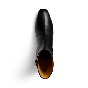 Ralph Lauren Brylee Burnished Calfskin Bootie