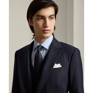 Ralph Lauren Gregory Hand-tailored Striped Wool Suit