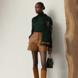 Ralph Lauren Josselyn Lambskin Short