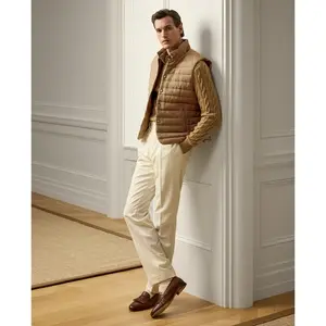 Ralph Lauren Quilted Tweed Down Vest