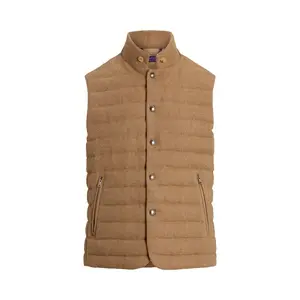 Ralph Lauren Quilted Tweed Down Vest