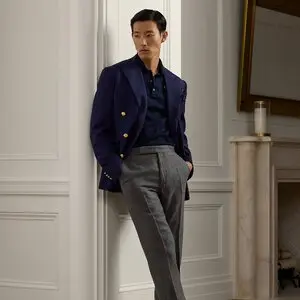 Ralph Lauren Gregory Hand-tailored Suit Trouser - Medium Grey