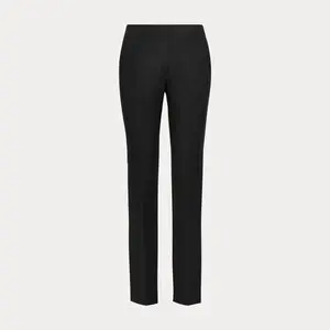 Ralph Lauren Simone Wool Crepe Pant - Black