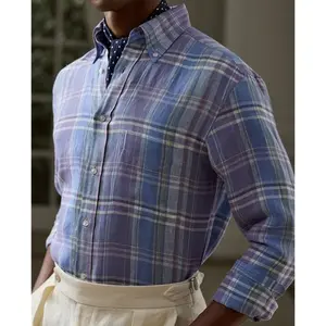 Ralph Lauren Plaid Linen Shirt
