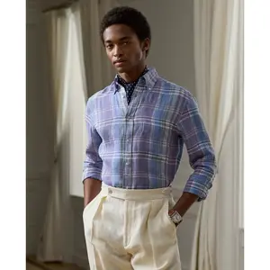 Ralph Lauren Plaid Linen Shirt
